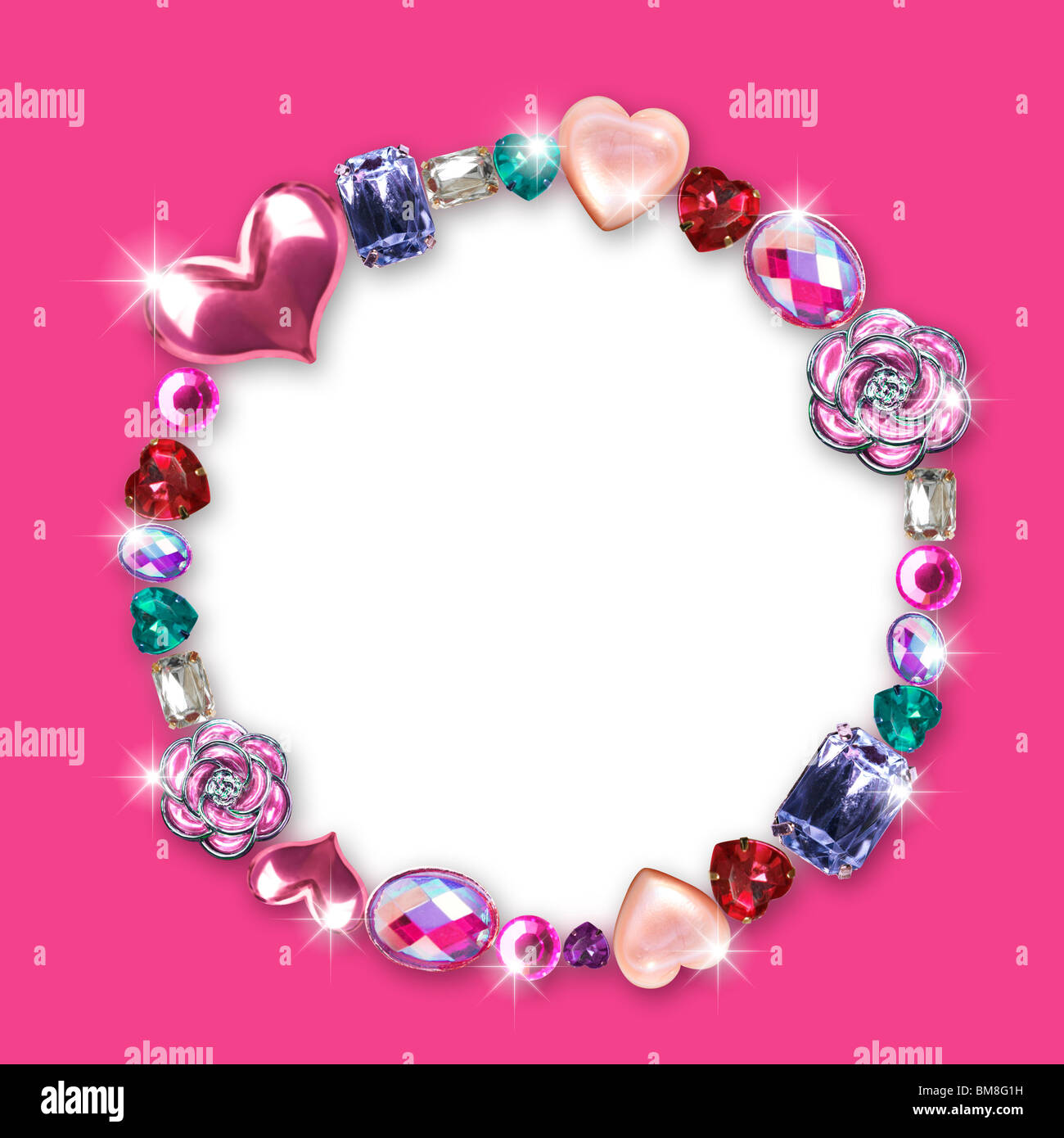 Gem frame, CG Stock Photo - Alamy