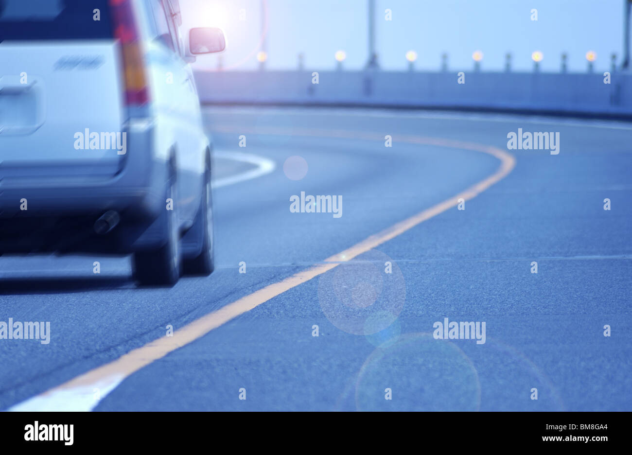 Car on highway, Tokyo prefecture, Japan Stock Photo - Alamy