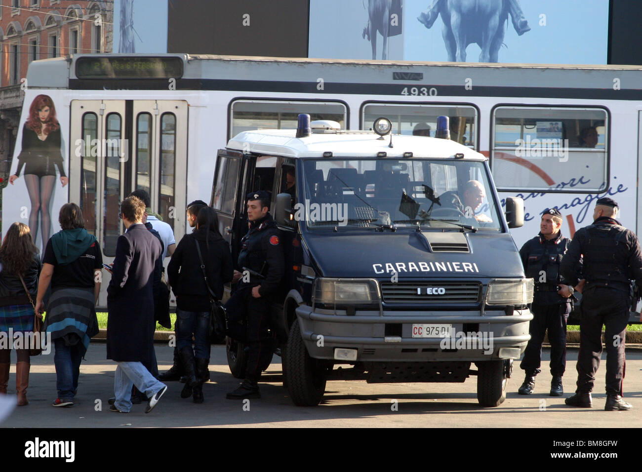 Milan police hi-res stock photography and images - Alamy