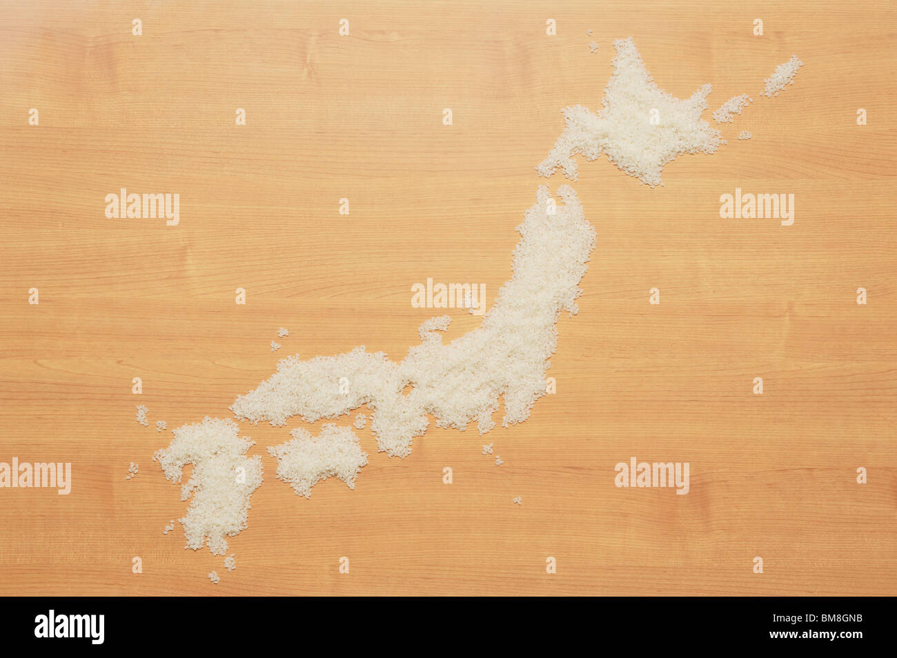 Map of rice hi-res stock photography and images - Alamy