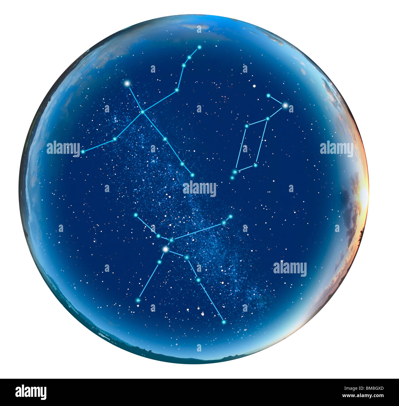 Lyra constellation hi-res stock photography and images - Alamy
