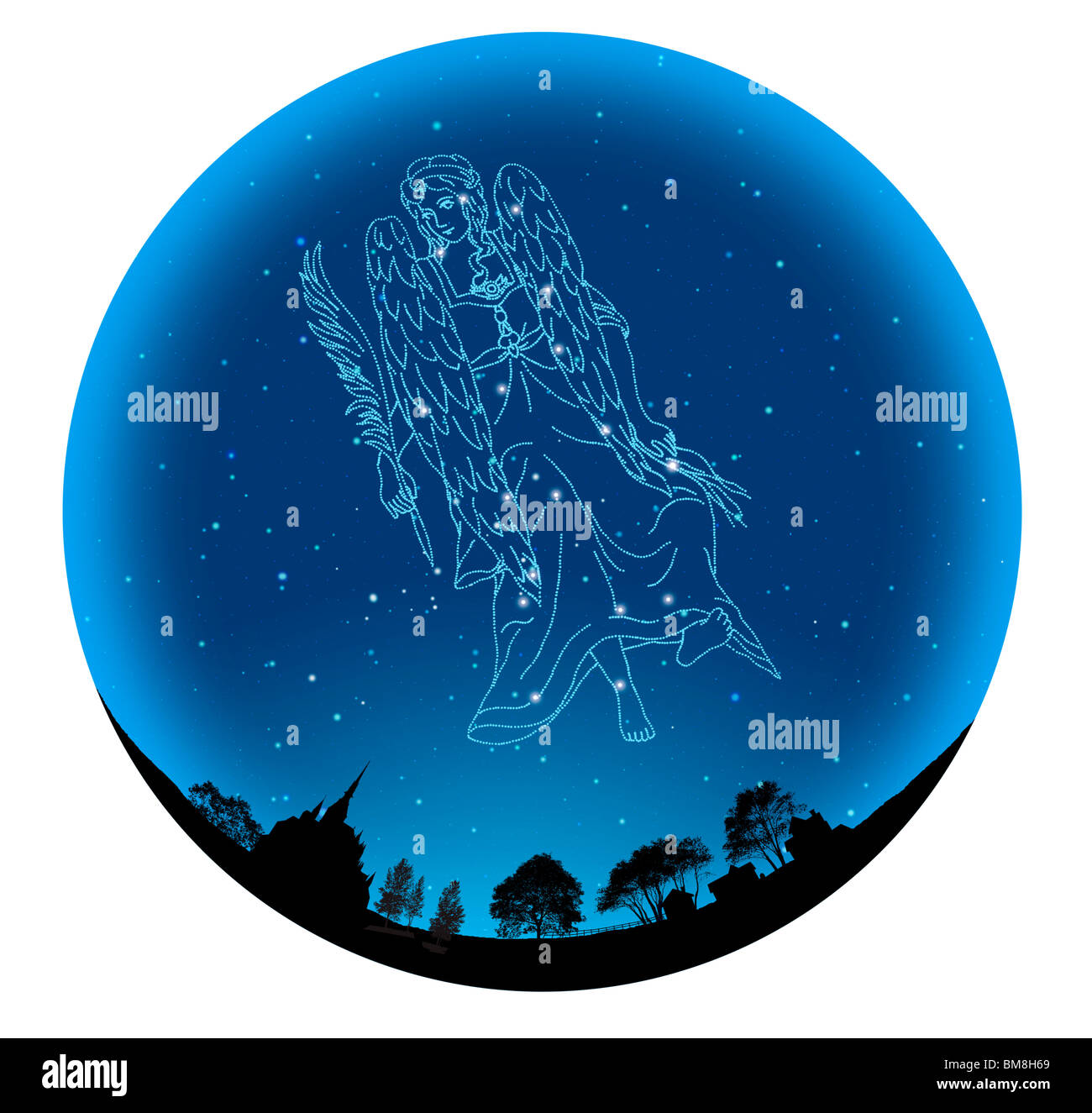 Star Sign, Virgo Stock Photo - Alamy