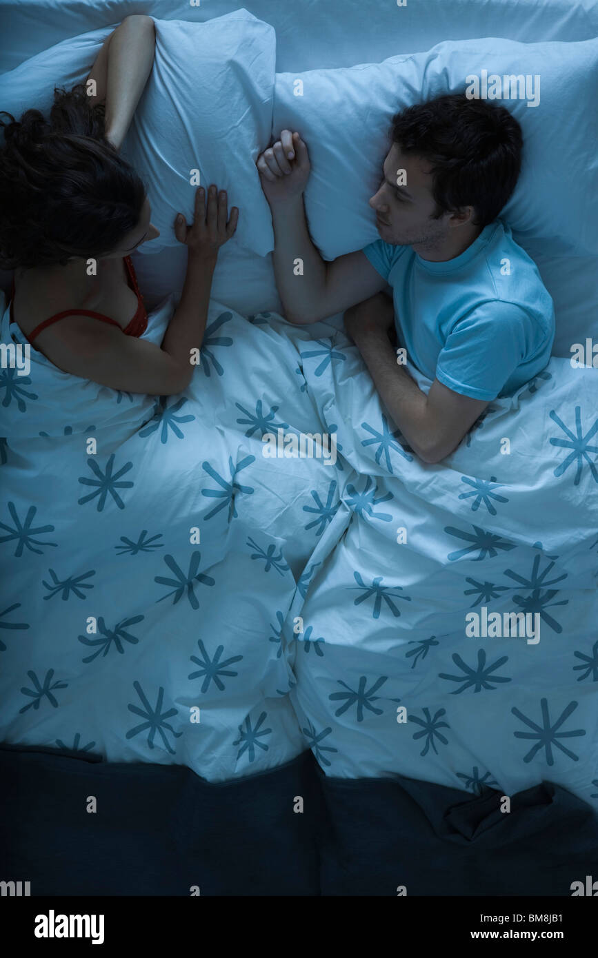 Man watching woman asleep hi-res stock photography and images - Alamy