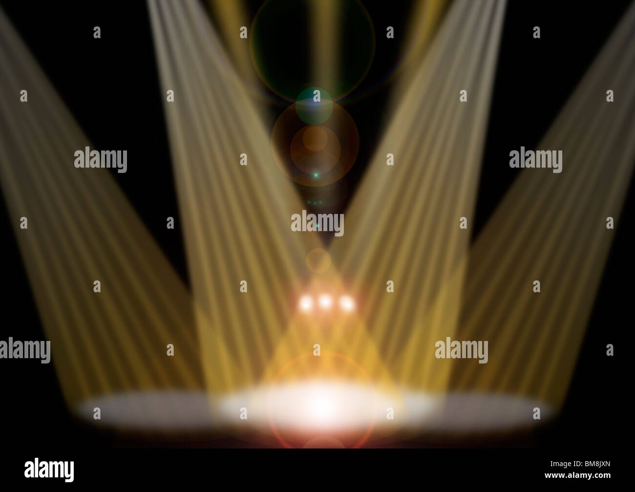 Spotlights horizontal hi-res stock photography and images - Alamy