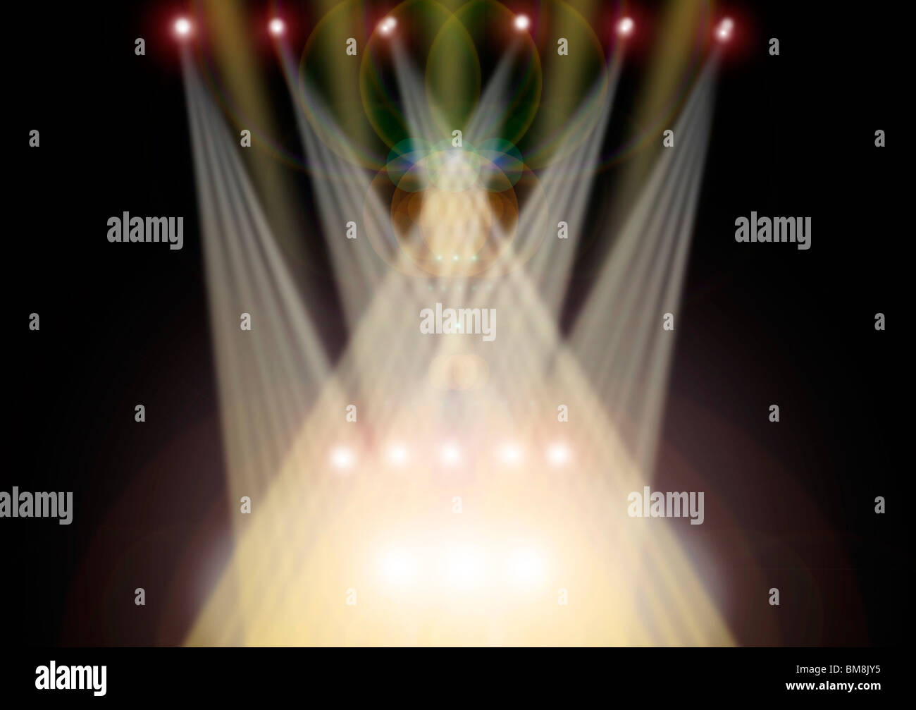 Spotlights horizontal hi-res stock photography and images - Alamy