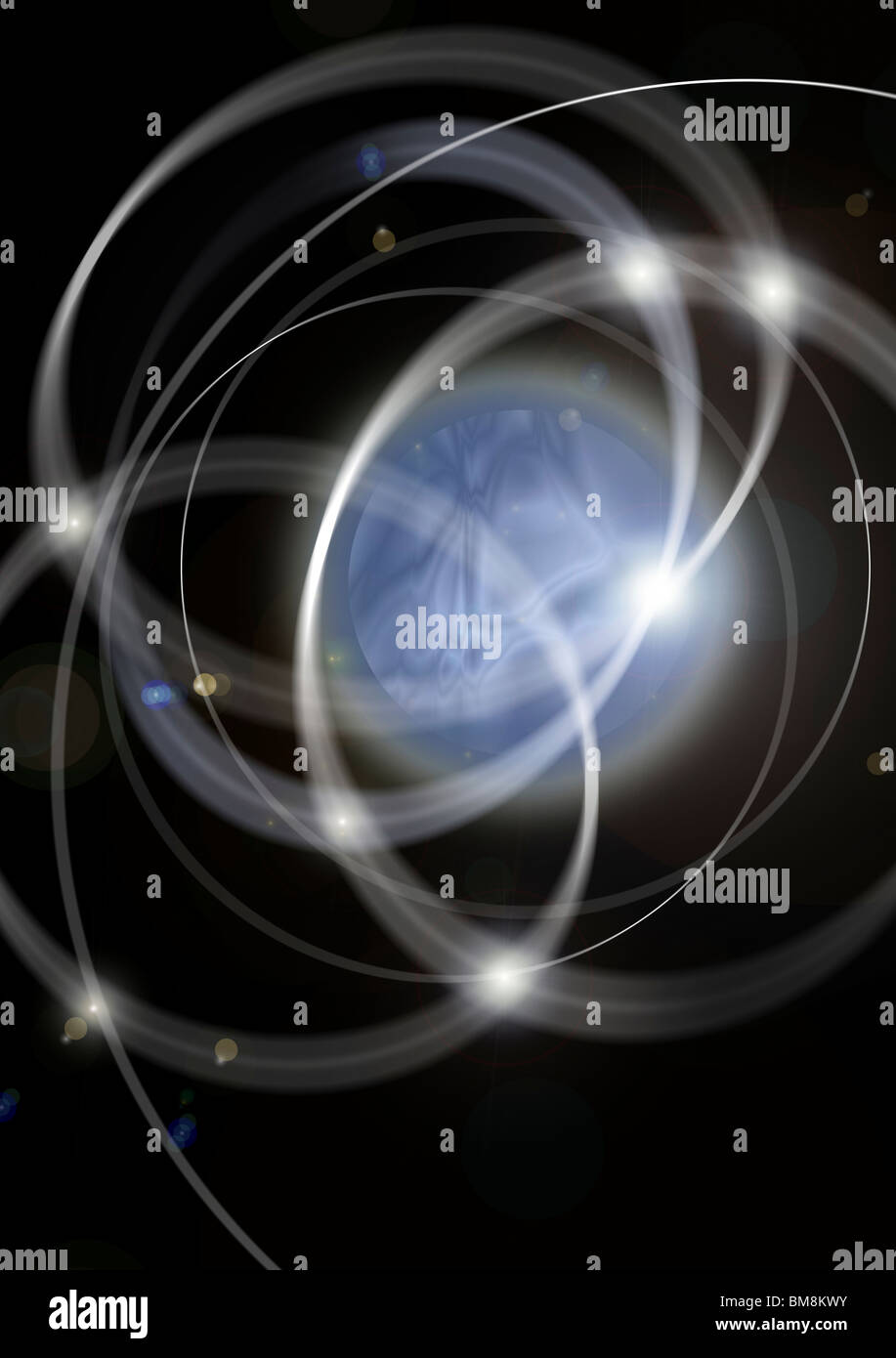 Sphere and circles Stock Photo - Alamy
