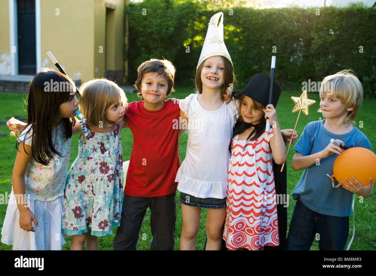 Children together for party, group photo Stock Photo - Alamy