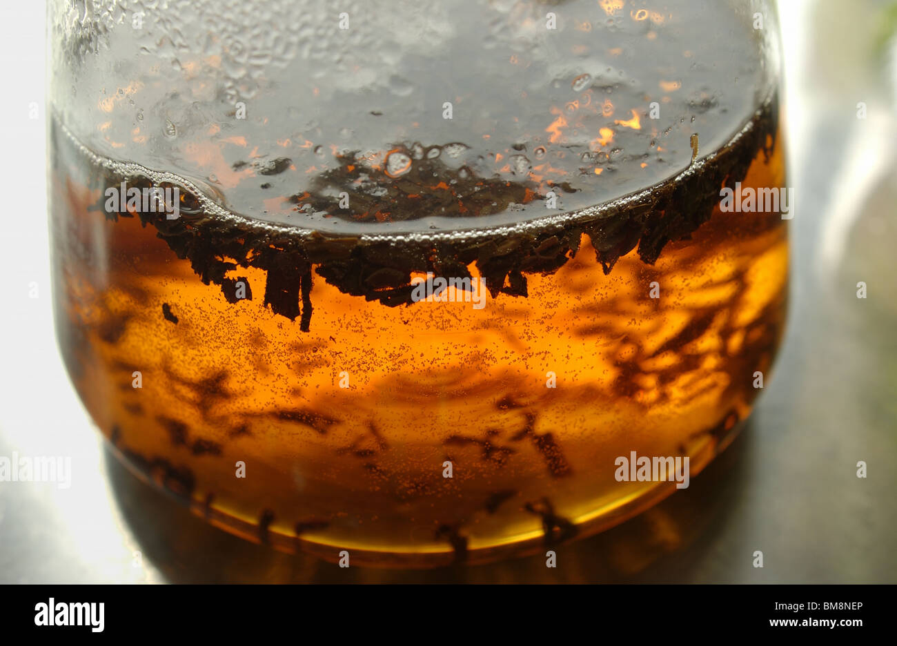 Tea in glass Stock Photo - Alamy