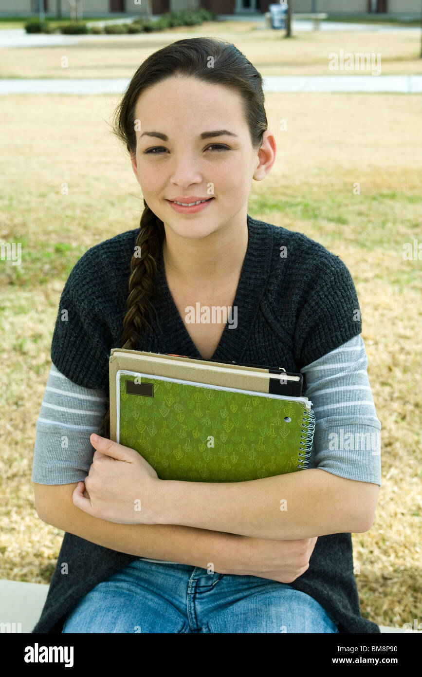 Female high school student, portrait Stock Photo - Alamy