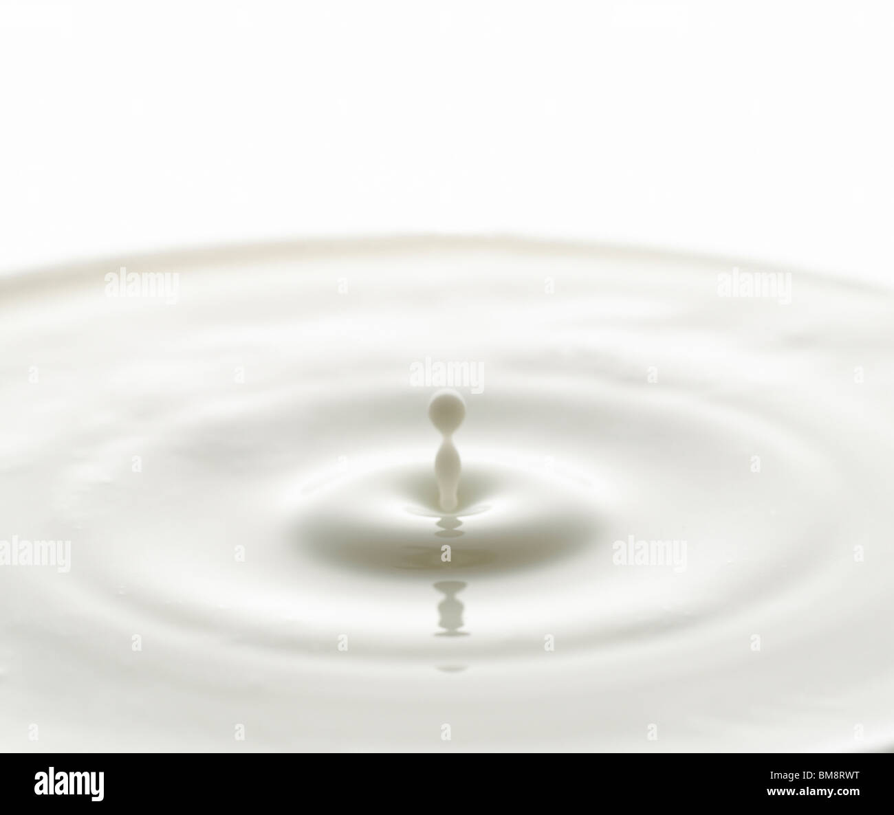 Close Up Image of Milk Drop Stock Photo - Alamy