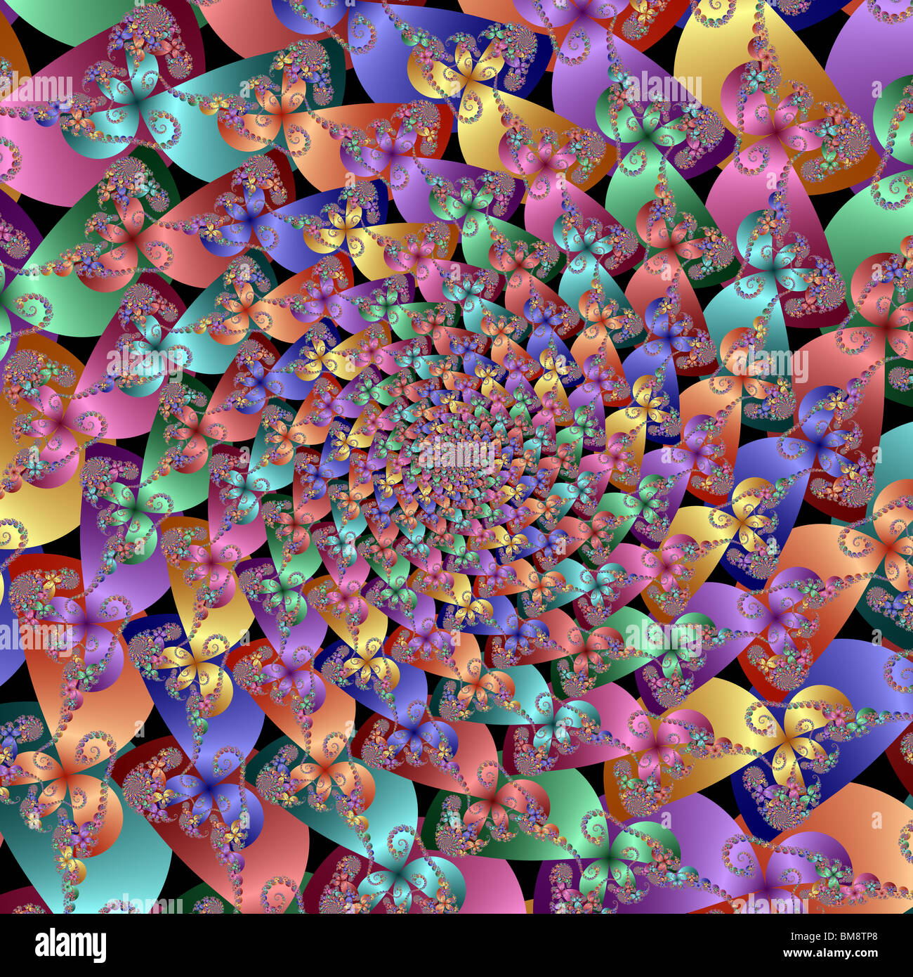 A pattern made using fractal design software Stock Photo - Alamy