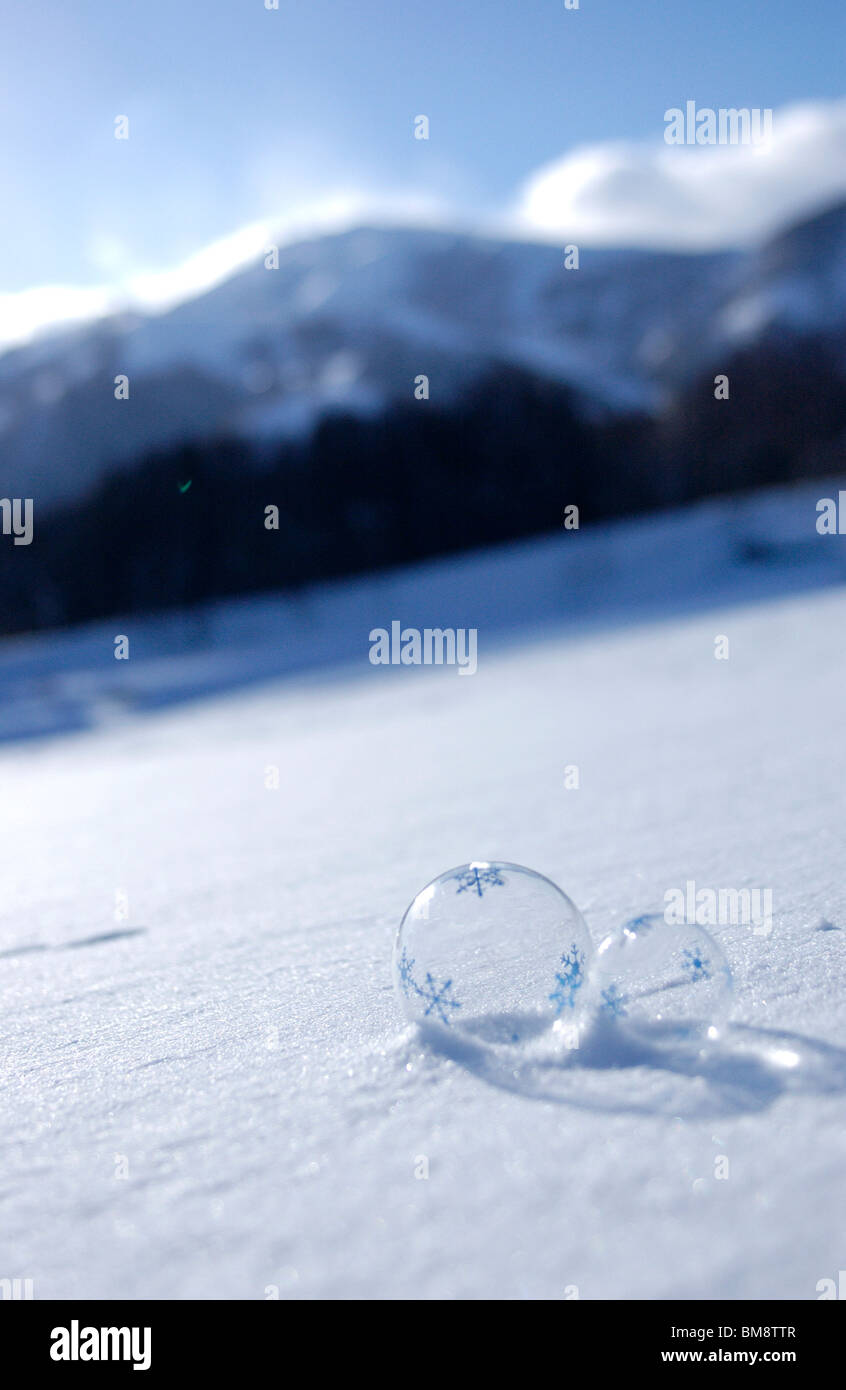 Snow balls on field hi-res stock photography and images - Alamy