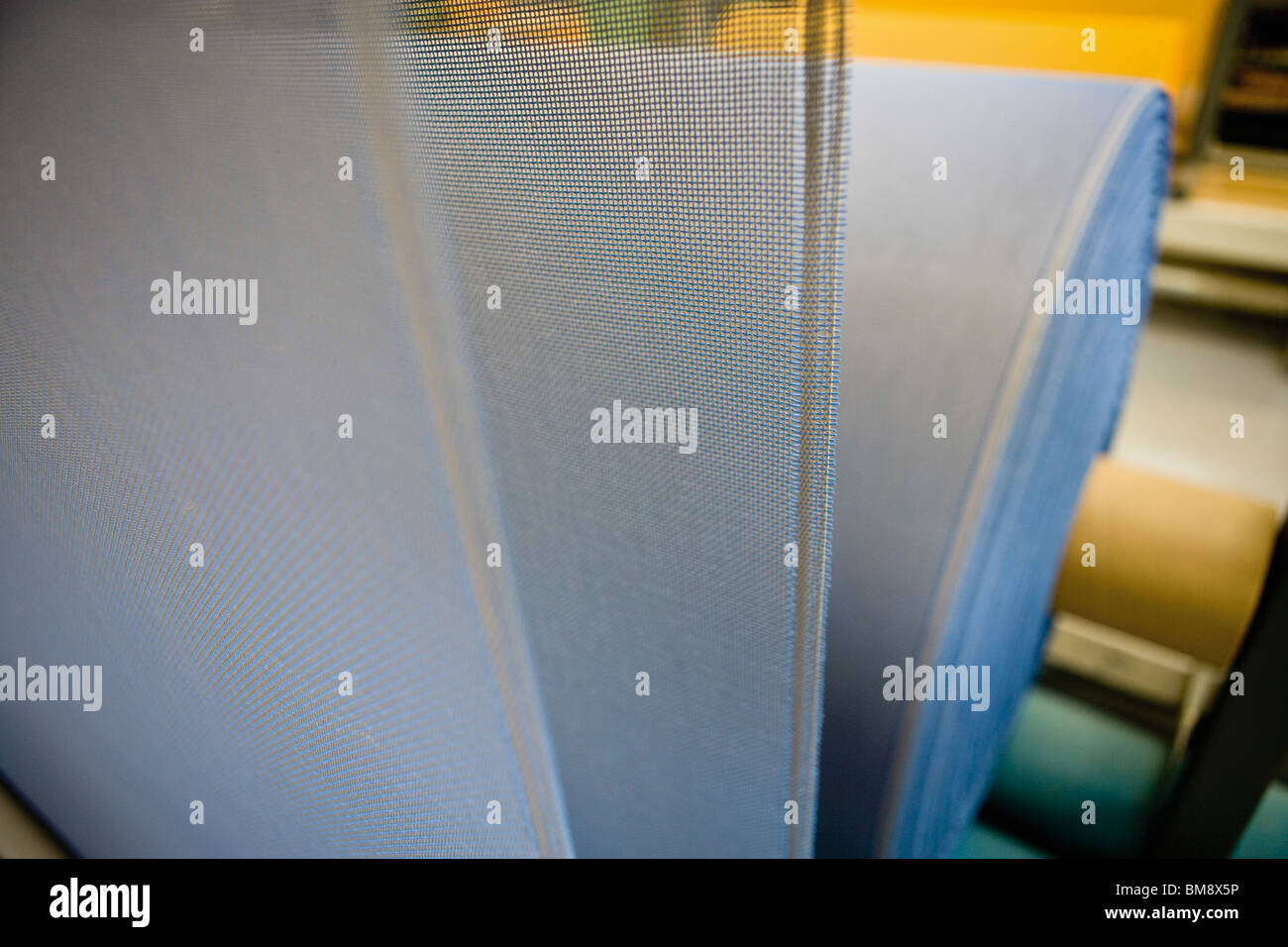 Fabric coating plant, recyclable composite textile weaving department ...