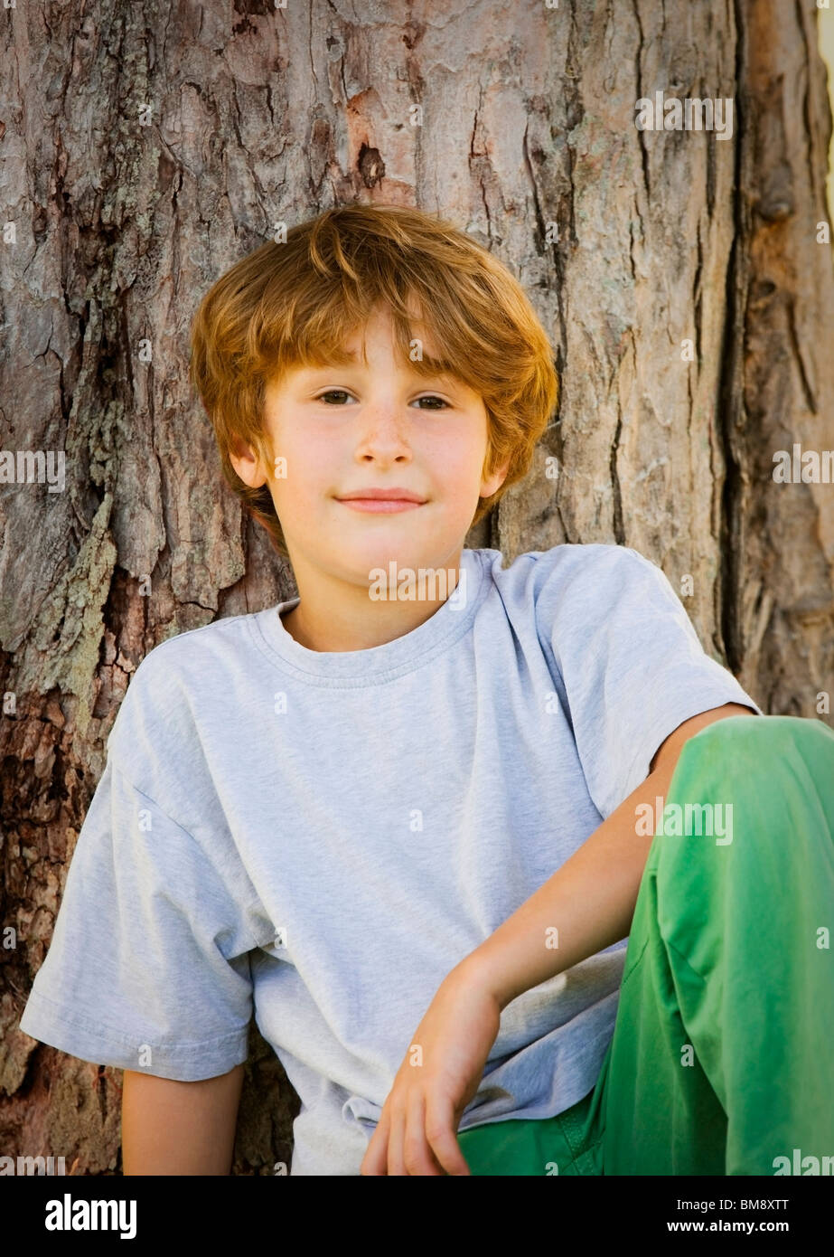 Portrait Of A Boy Stock Photo - Alamy
