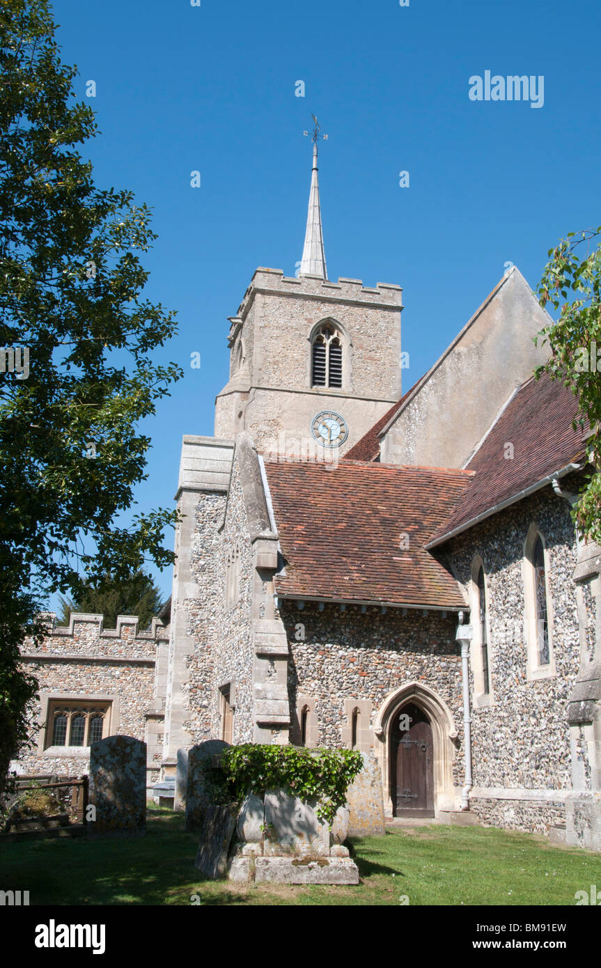 St Mary's Church Albury Stock Photo - Alamy