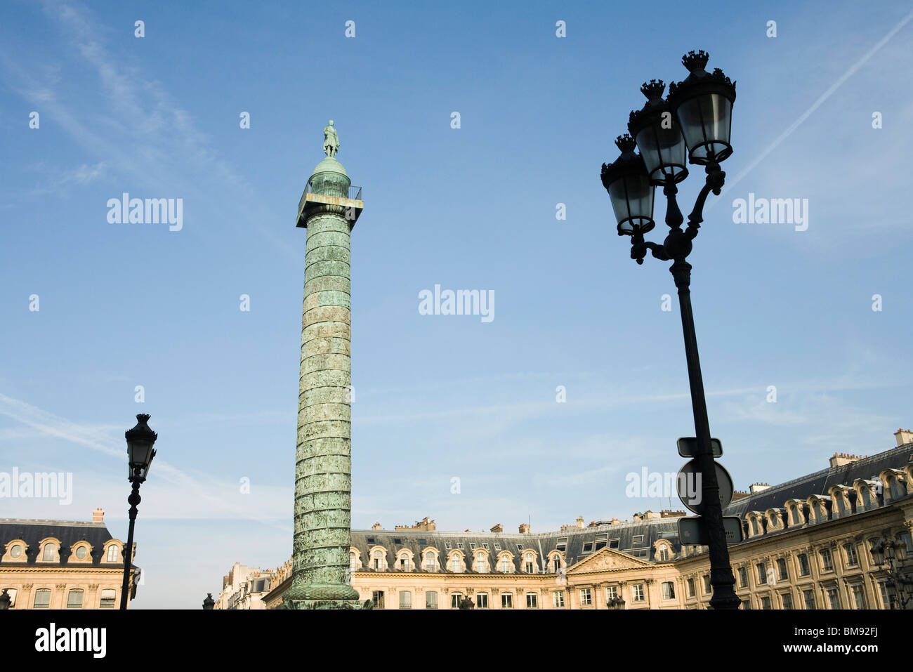 France, Paris, Place Vendome and the Colonne Vendome Stock Photo - Alamy