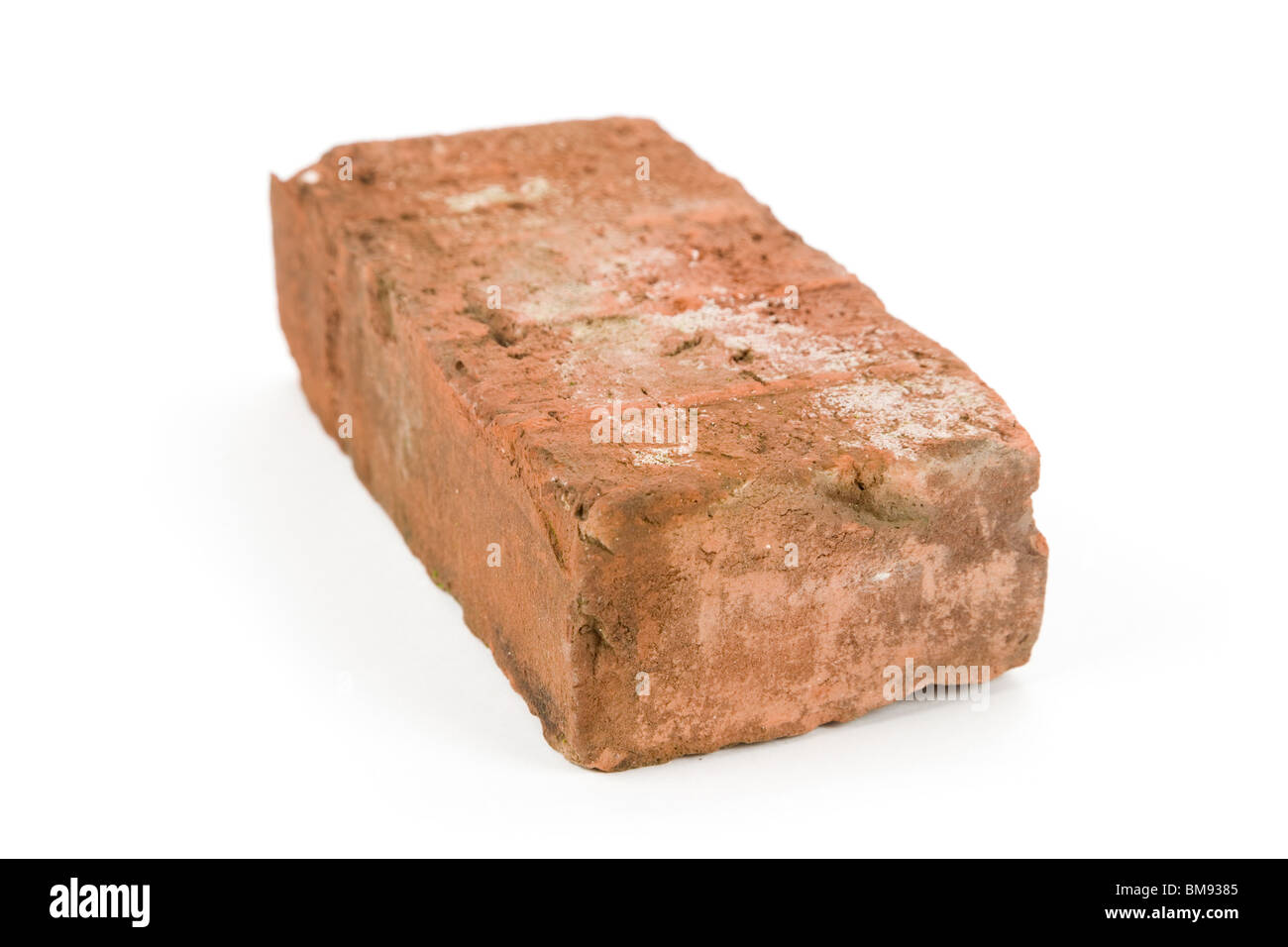Red Brick with white background Stock Photo - Alamy