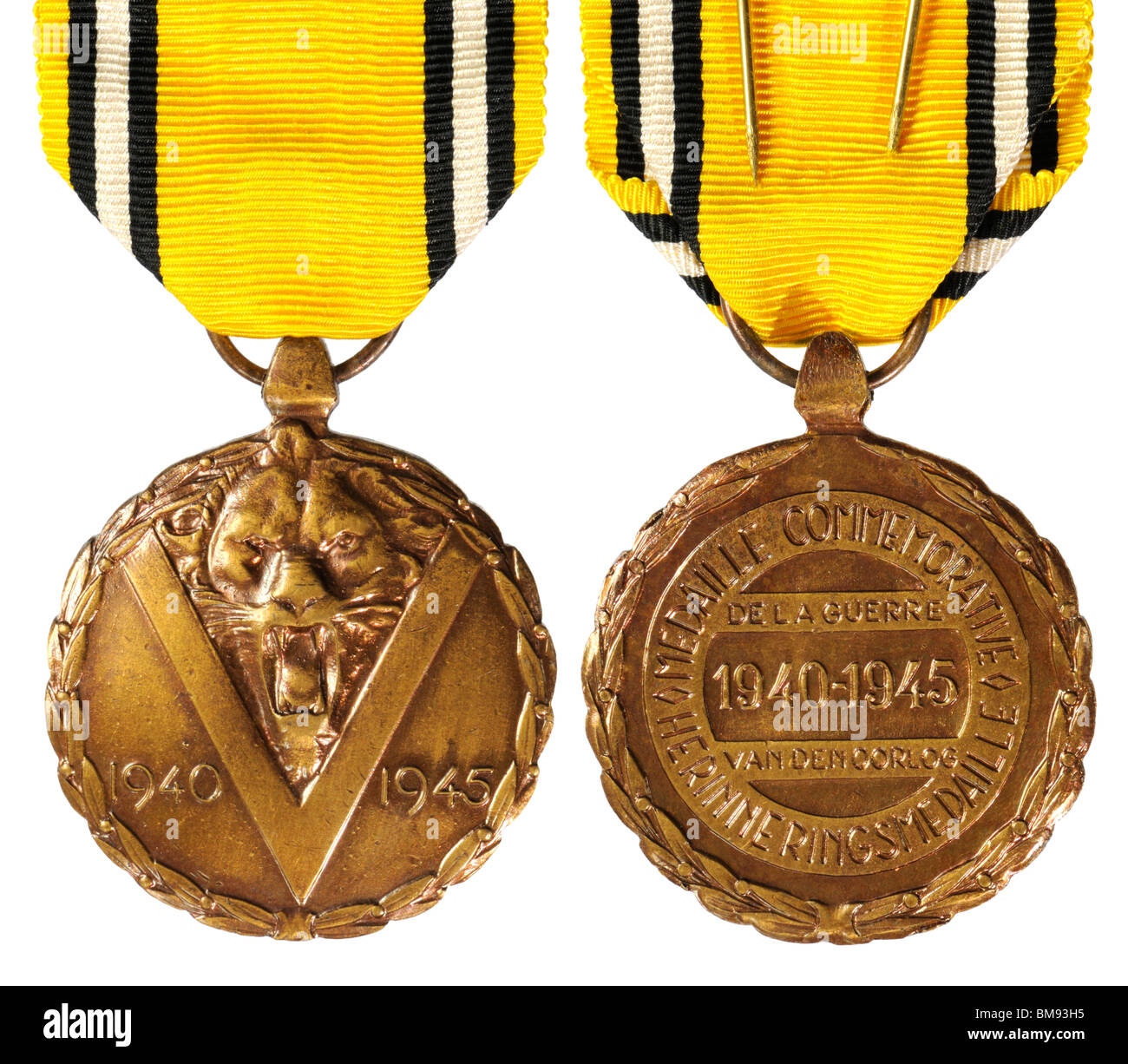 Belgian 1940-1945 WW2 commemorative medal. Medaille Commemorative de la ...