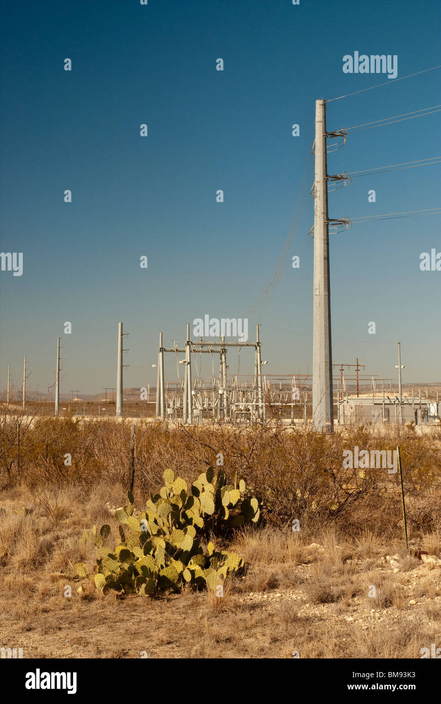 Fort Lancaster Substation built to handle power generated by windmills ...