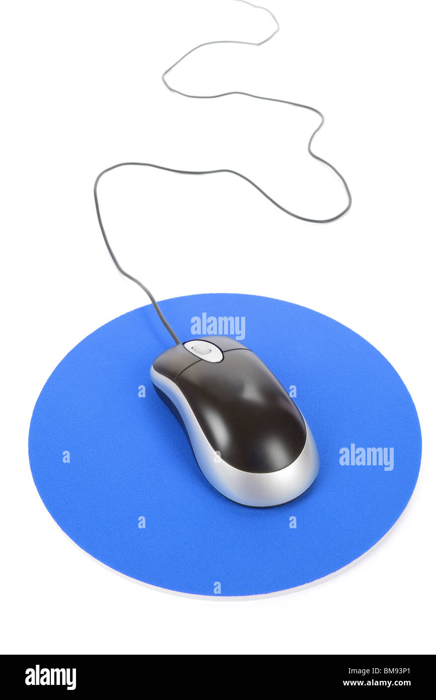 Computer Mouse and pad, Concept of internet Stock Photo - Alamy