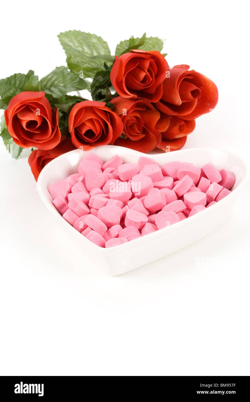 Heart shape red pink Cut Out Stock Images & Pictures - Alamy