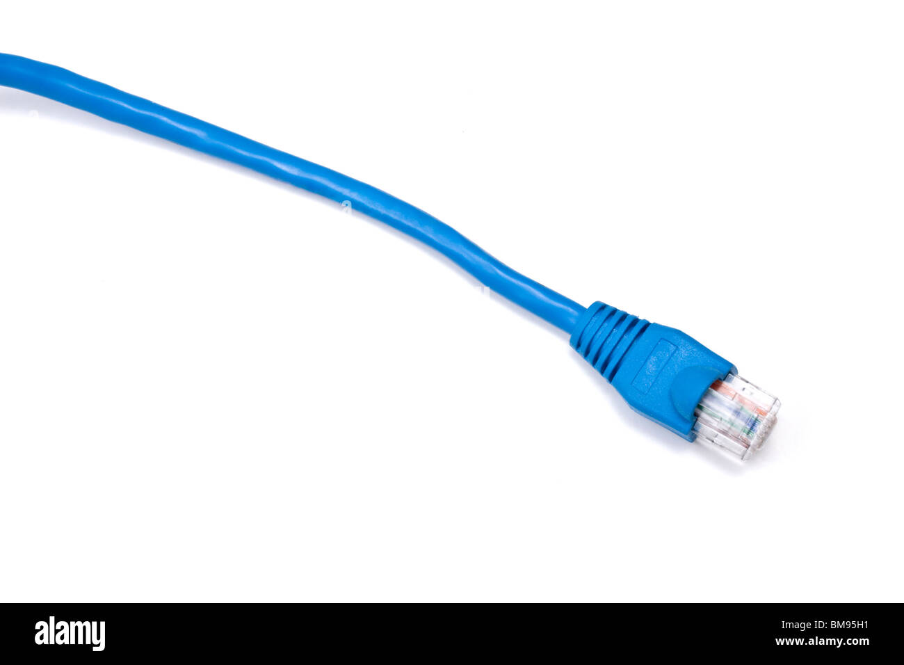 Computer Network Cable isolated on white background Stock Photo - Alamy