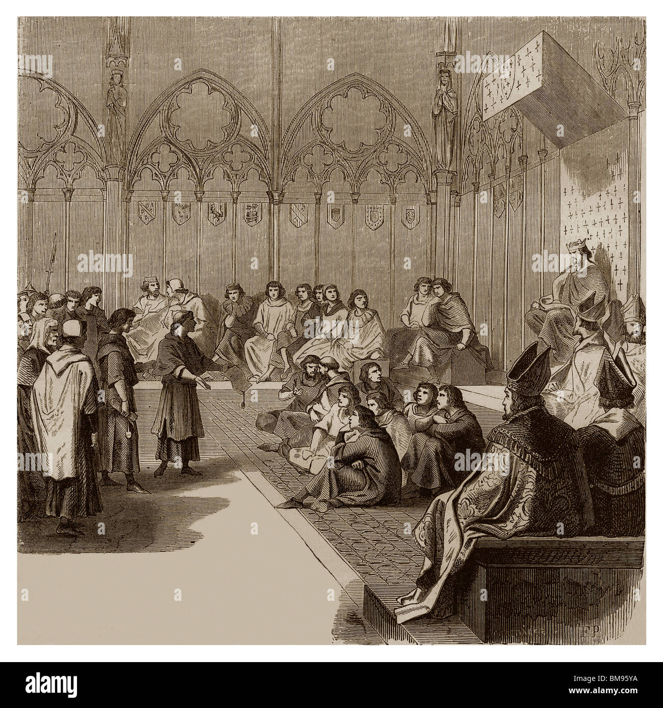 In 1332, lit de justice during which the court of the peers condemned ...