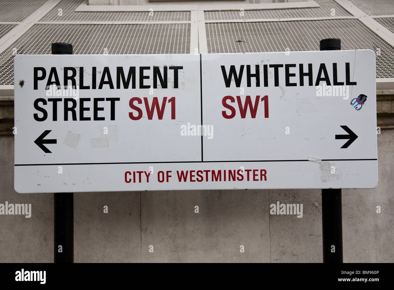 A road sign in Whitehall, London, England Stock Photo - Alamy