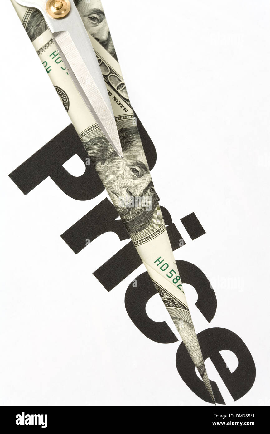 Cut the price hi-res stock photography and images - Alamy