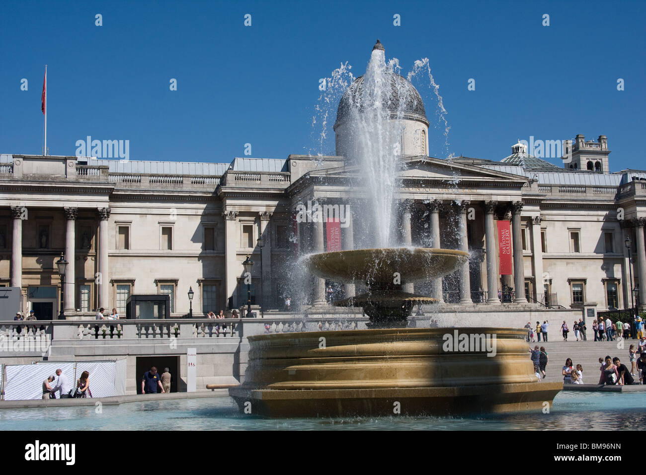 spouting water statue in fountain picturesque cool Stock Photo - Alamy