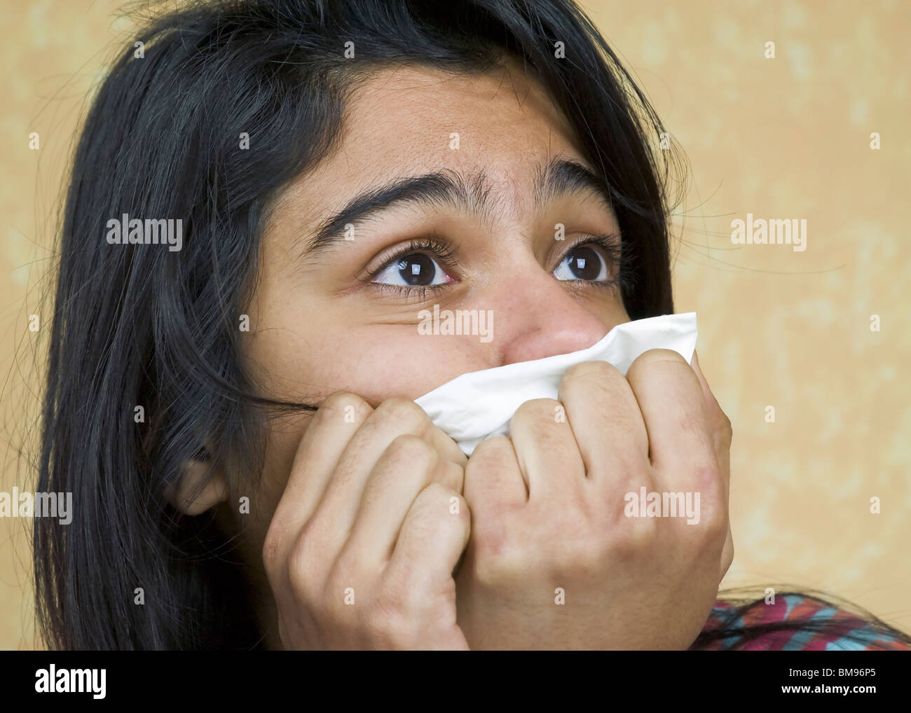 A young woman crying Stock Photo - Alamy