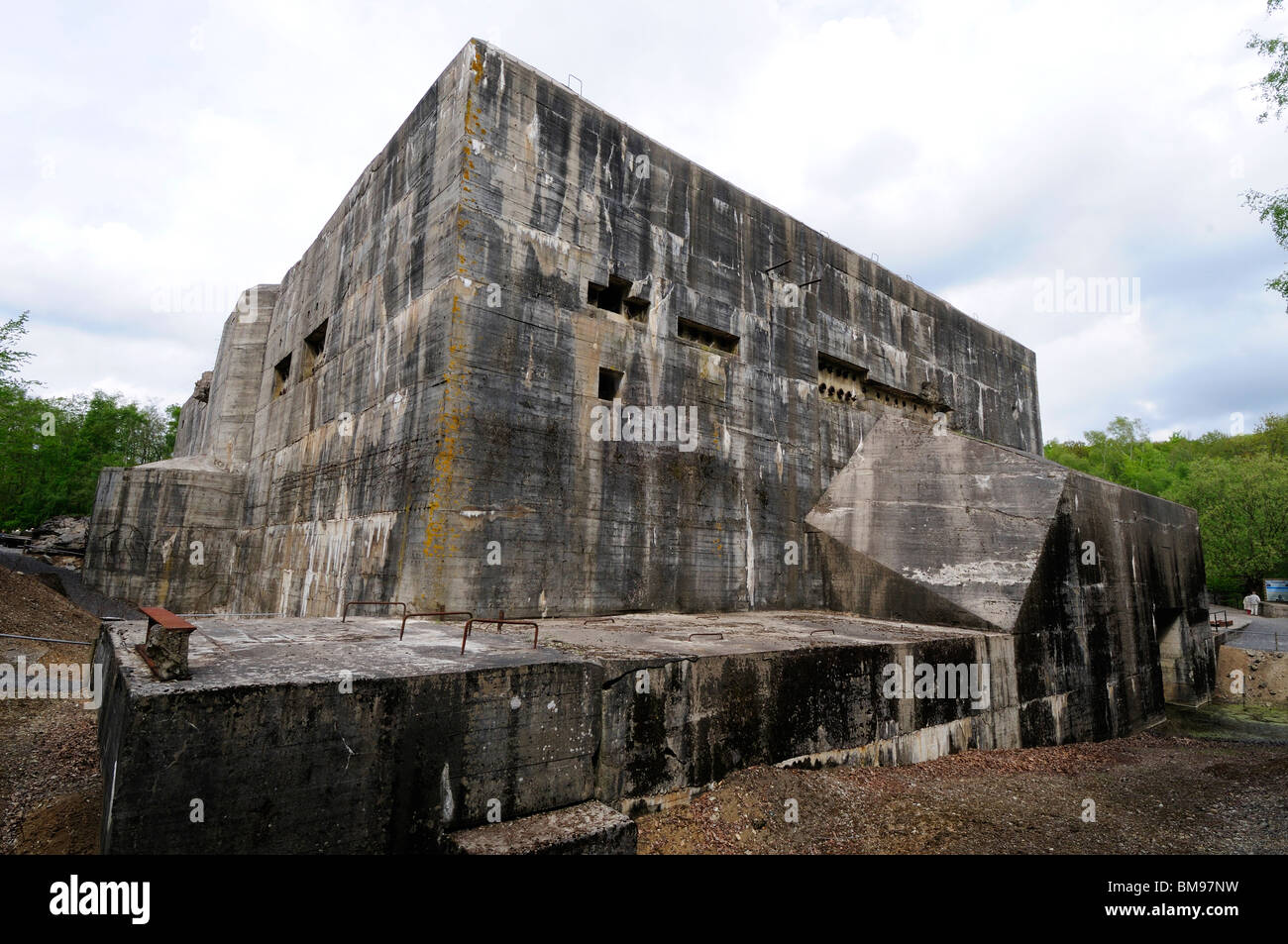 Second World War German bunker at Eperlecques, V1 and V2 rocket launch ...