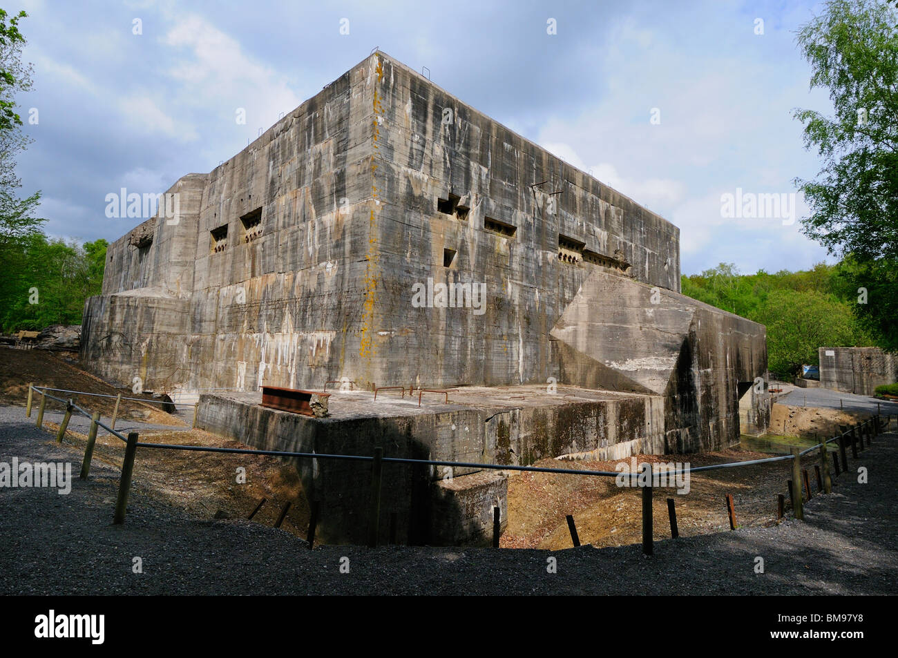 Second World War German bunker at Eperlecques, V1 and V2 rocket launch ...