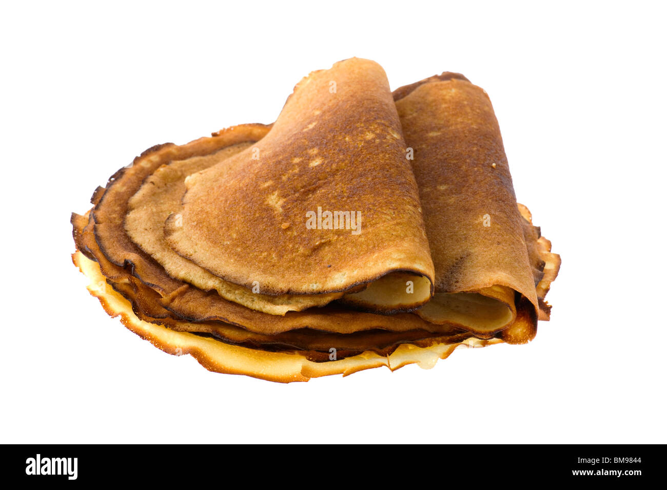 object on white - food pancake close up Stock Photo - Alamy
