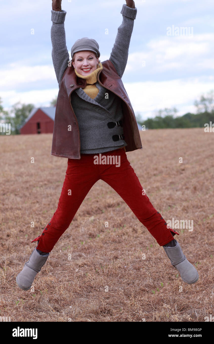 Leaping up winter hi-res stock photography and images - Alamy