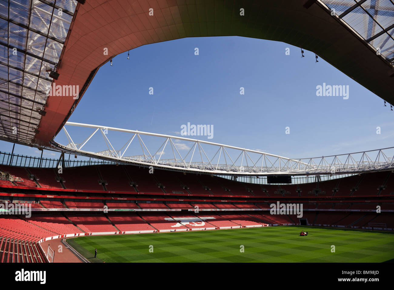 The Emirates Stadium, Arsenal football club, English Premier football ...