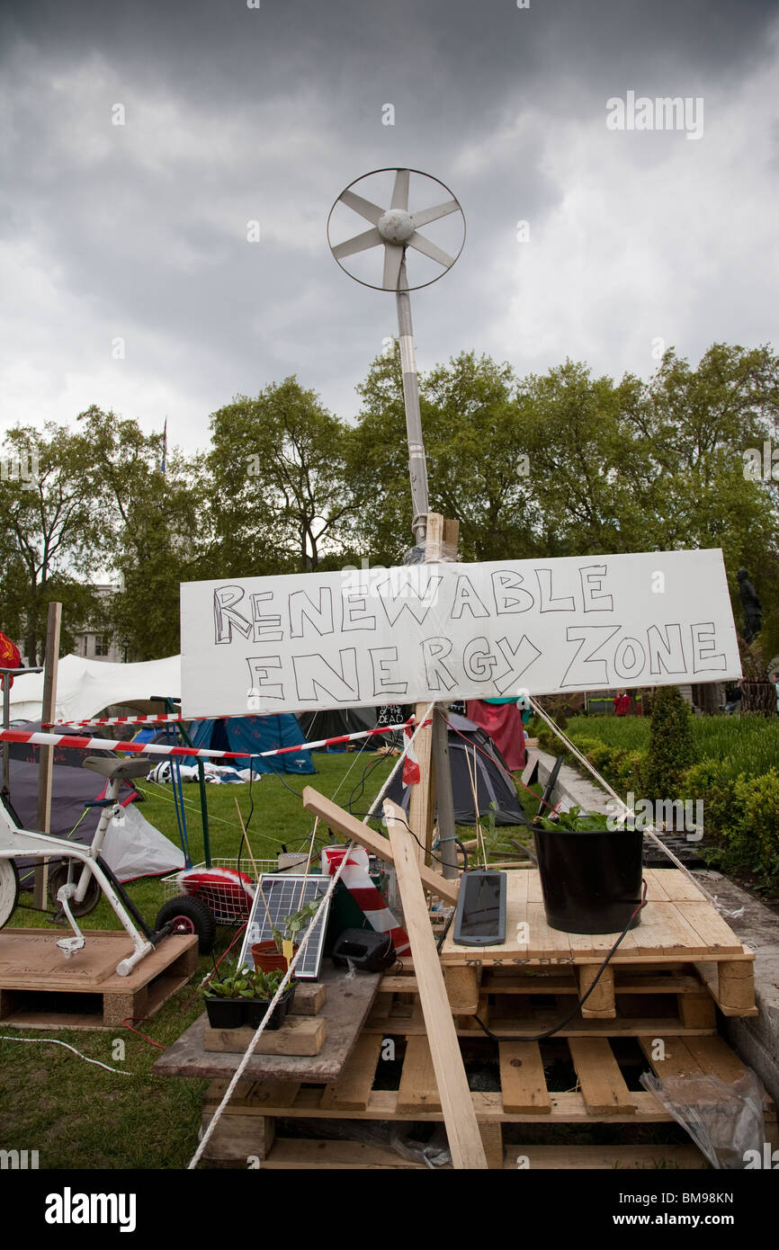 Renewable energy zone as part of the peace protesters camp, Parliament ...