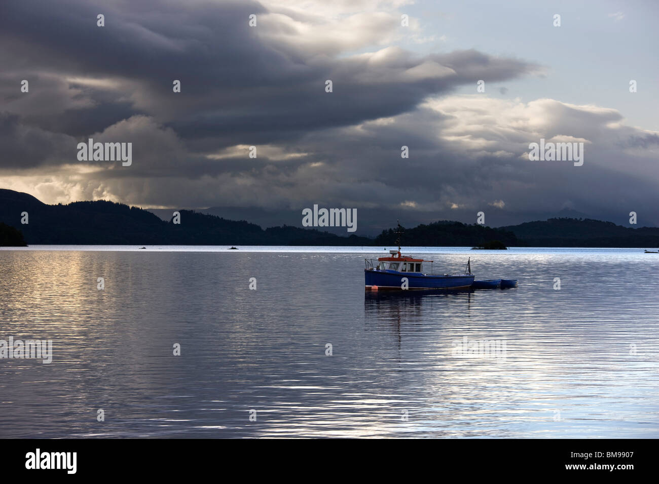 Boats In The Water, Scotland Stock Photo - Alamy