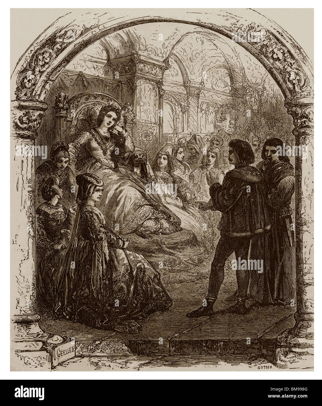 Medieval lords of the manor hi-res stock photography and images - Alamy