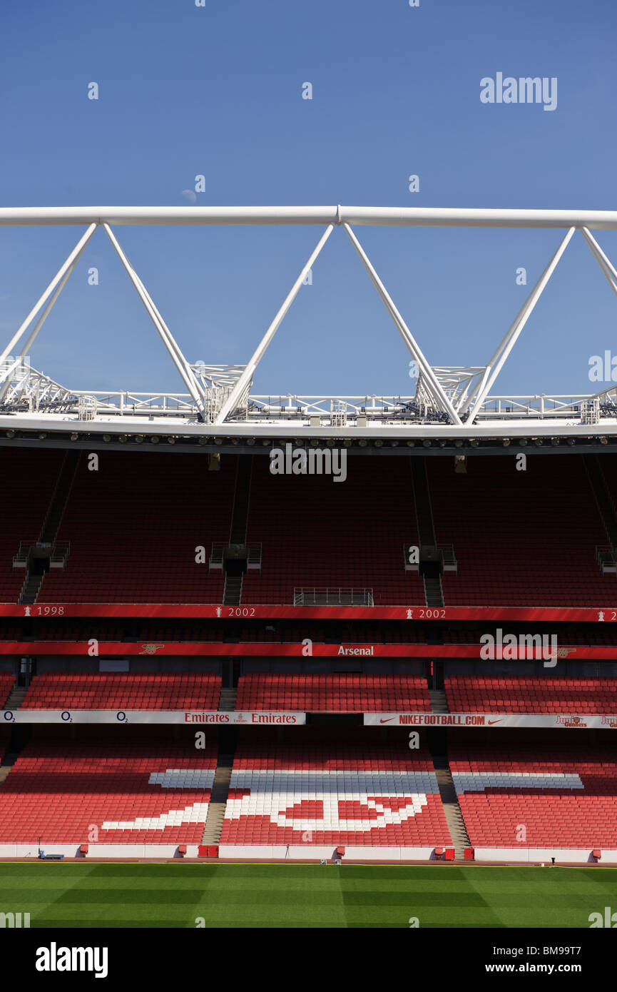 The Emirates Stadium, Arsenal football club, English Premier football ...