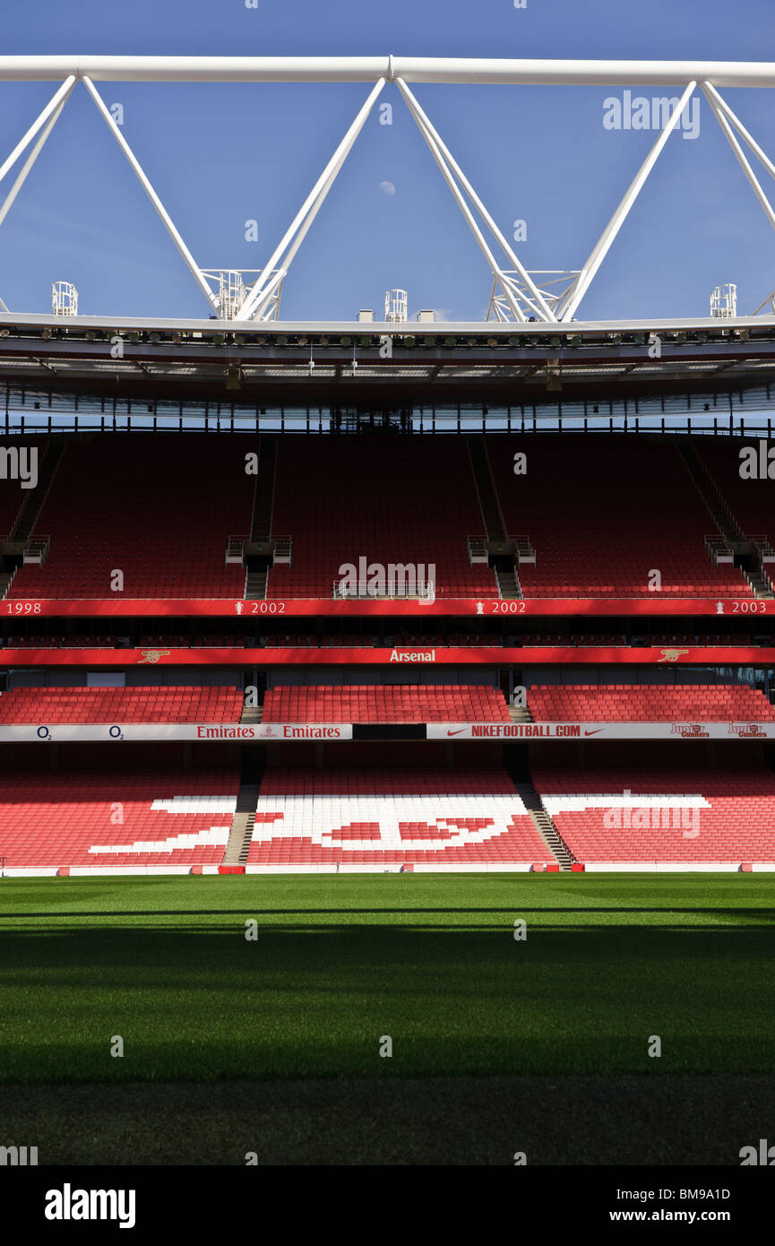 The Emirates Stadium, Arsenal football club, English Premier football ...