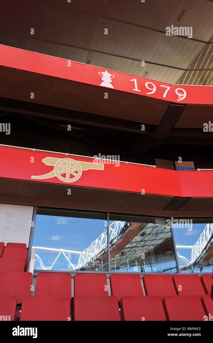 The Emirates Stadium, Arsenal football club, English Premier football ...