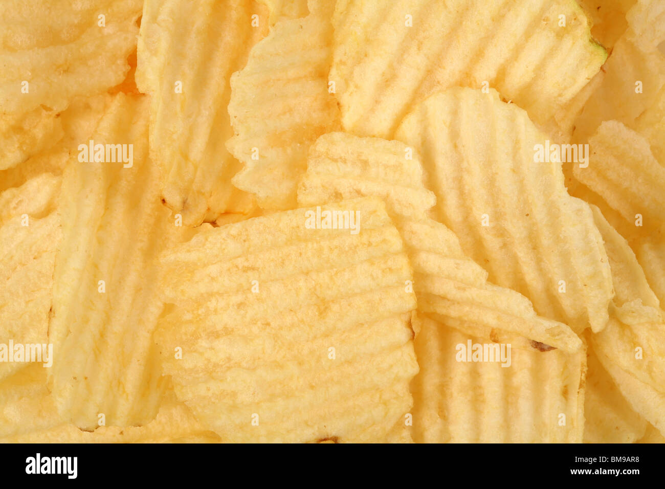 Potato Chips close up shot Stock Photo - Alamy