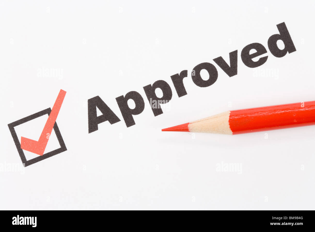 Approved check box checkbox hi-res stock photography and images - Alamy