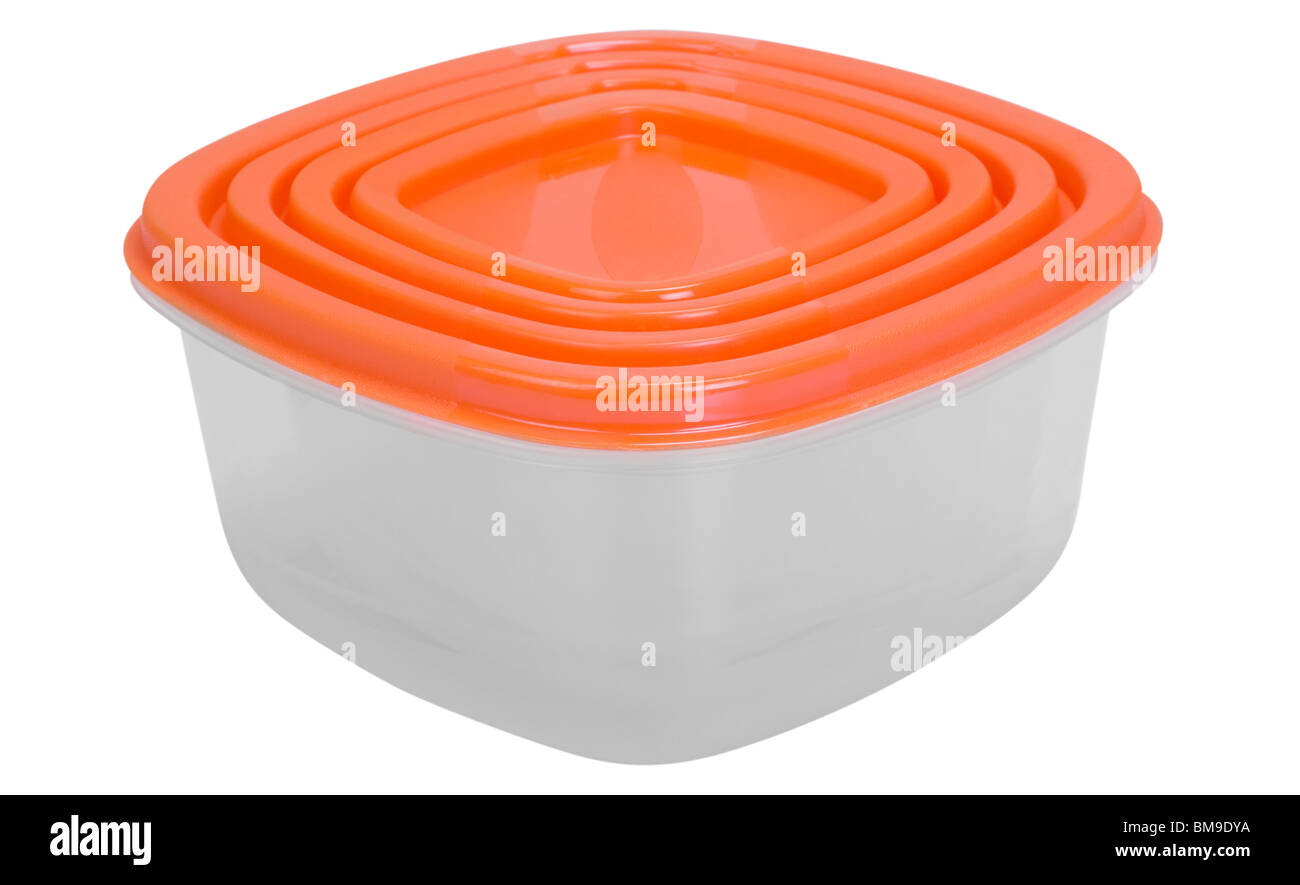 Empty orange plastic container hi-res stock photography and images - Alamy