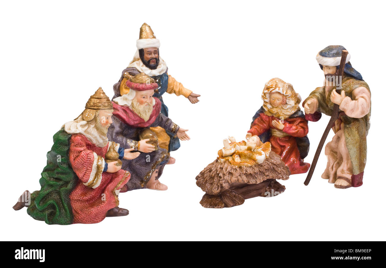Nativity figurines hi-res stock photography and images - Alamy