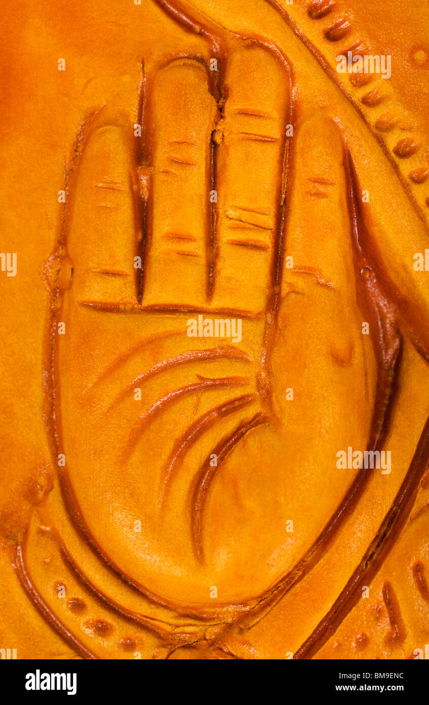 Detail of the hand of a statue Stock Photo - Alamy