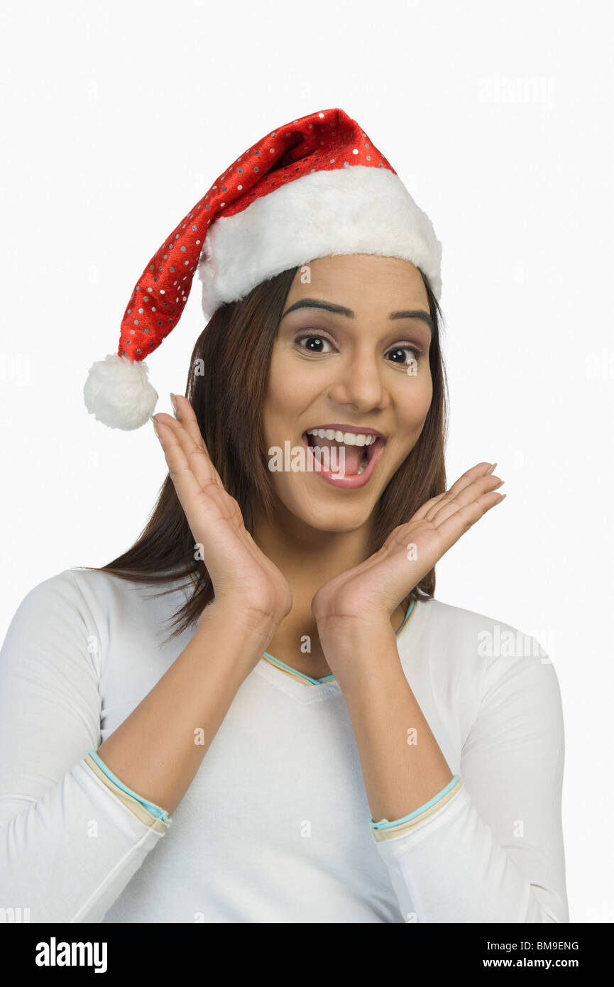Woman expressing surprise wearing hi-res stock photography and images ...