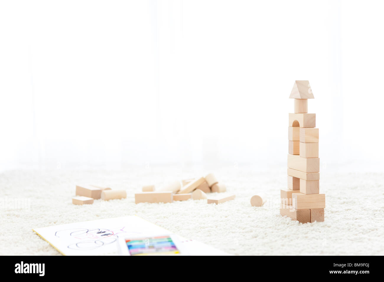 Toy blocks sketch hi-res stock photography and images - Alamy