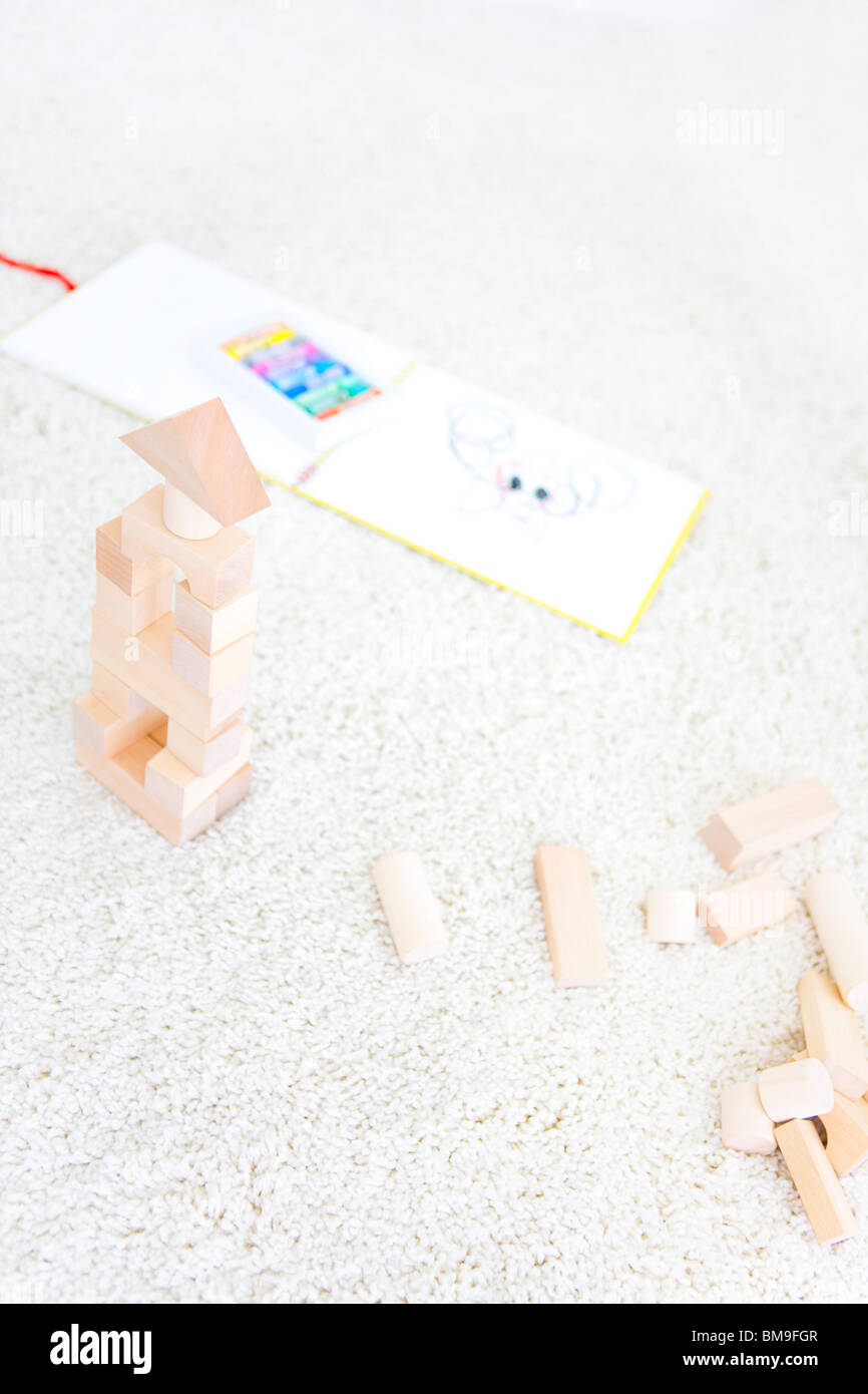 Toy blocks sketch hi-res stock photography and images - Alamy